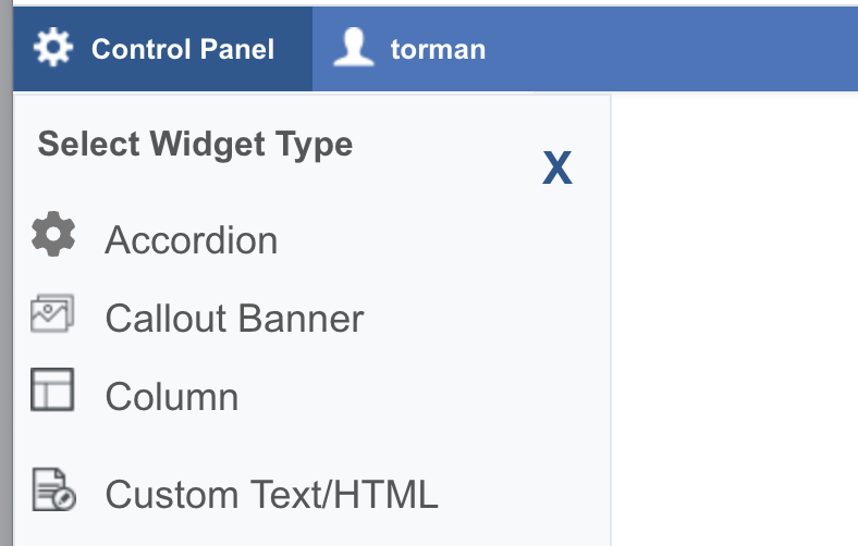 Callout Banner Widget | OpenScholar Documentation